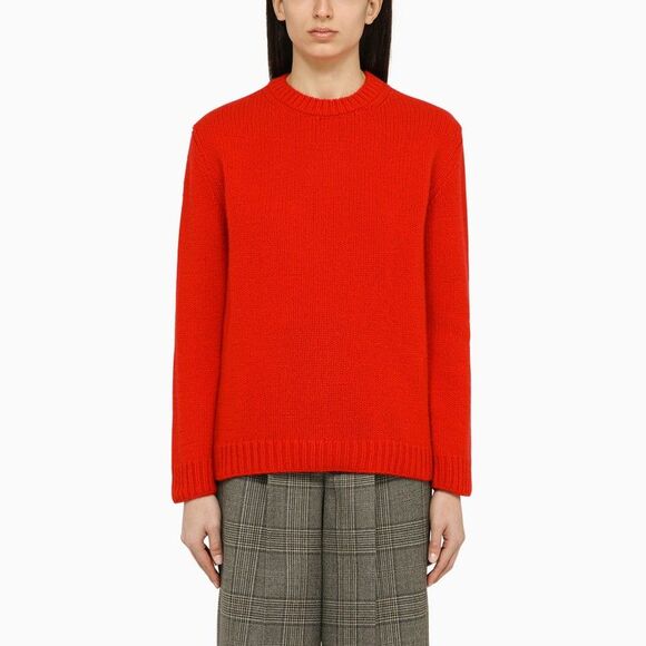 Gucci | Sweaters | Gucci Red Wool Sweater With Logo | Poshmark